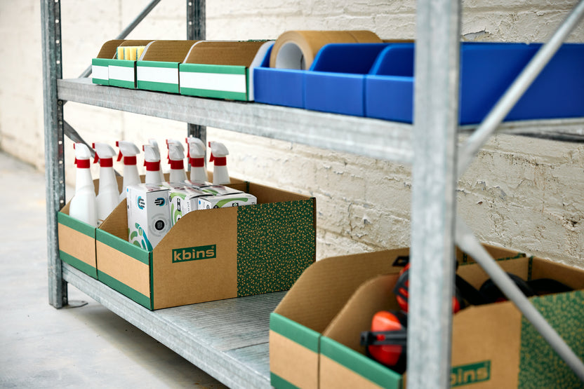 Kbins - Corrugated cardboard & polypropylene storage bins