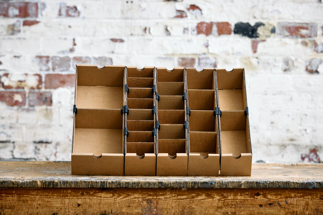 Kbins - Corrugated cardboard & polypropylene storage bins